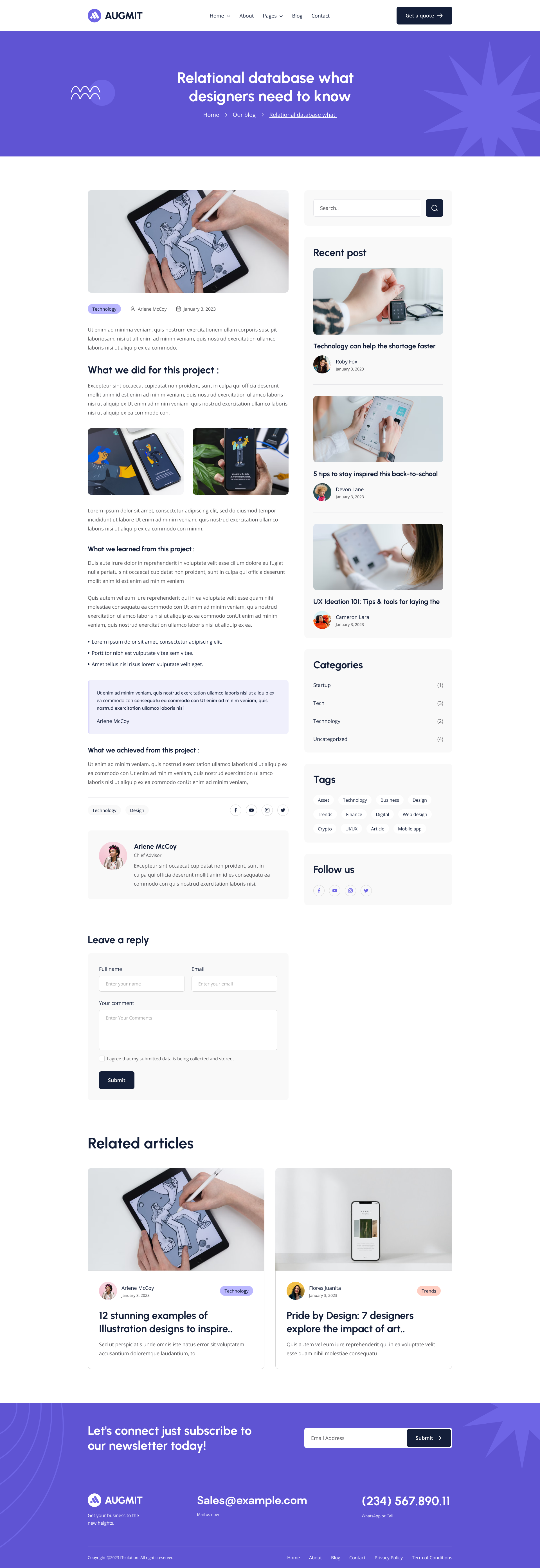 Augmit - IT Solution and Technology HTML Template by wpmessiah | ThemeForest